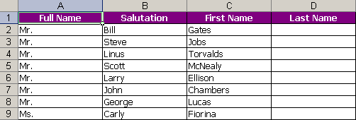 Split Full Name Into Two Columns With First Name And Last Name Expert 
